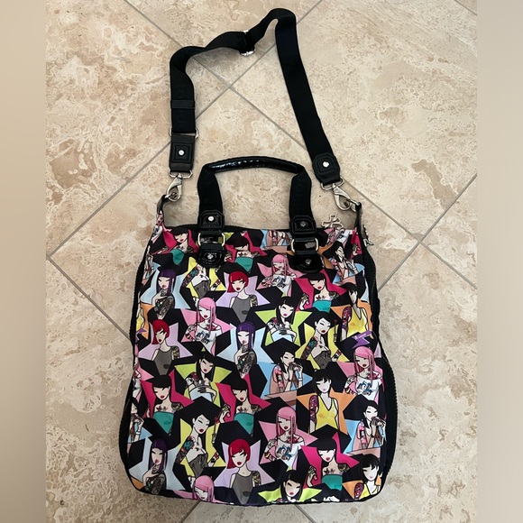 tokidoki | Bags | Super Rare Tokidoki Grunge Cartoon Nylon Bag | Poshmark